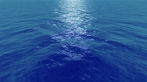 Ocean Waves Loop Daytime 3D Animation | Stock Video | Pond5