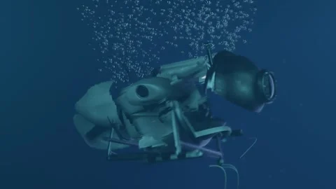 OceanGate Titan Sub Imploding Animation | Stock Video | Pond5