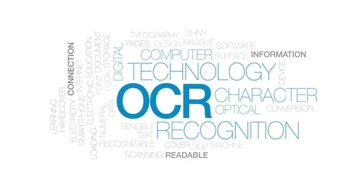 OCR animated word cloud, text design ani... | Stock Video | Pond5