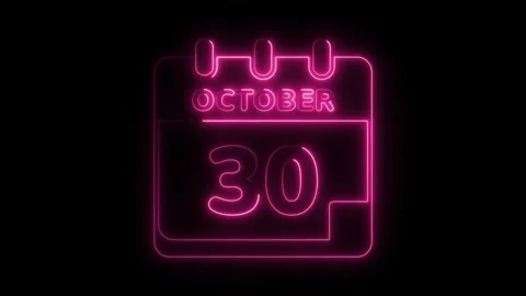 October 30 Graphic Stock Videos – Royalty-Free HD & 4K Videos | Pond5