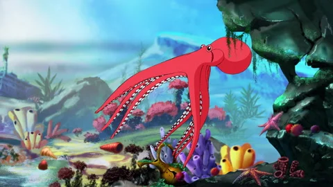 Animation Seabed Stock Video Footage | Royalty Free Animation Seabed ...