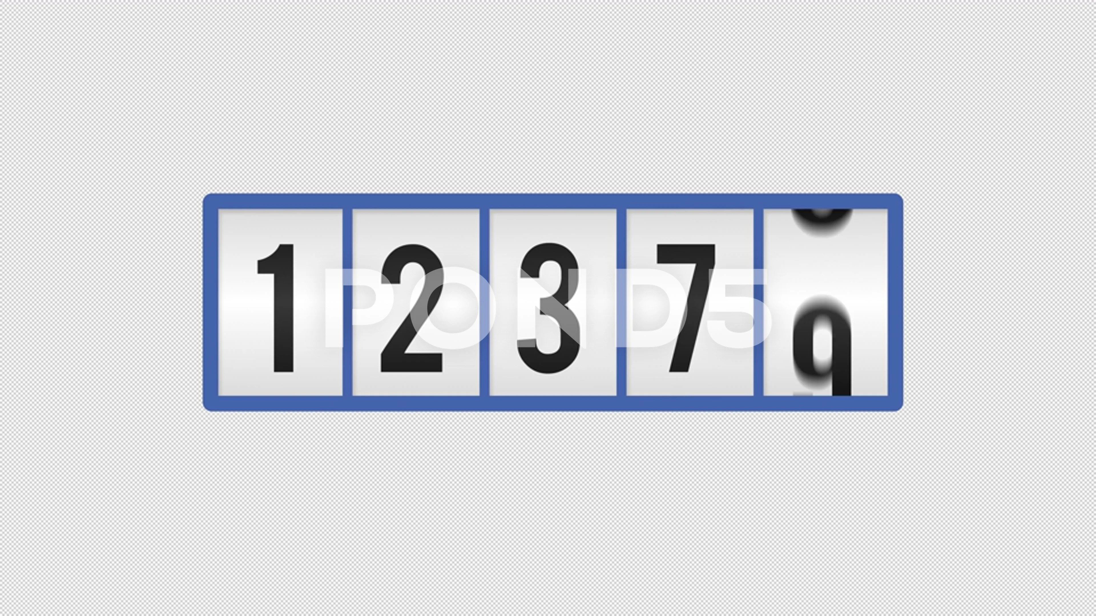 Odometer Number Counter Number Counter After Effects