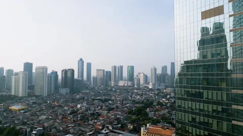Office building window with air polluted... | Stock Video | Pond5