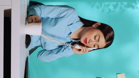 Office Telephone Stock Video Footage | Royalty Free Office Telephone Videos | Pond5