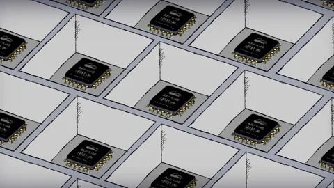 Chip Isometric Stock Video Footage | Royalty Free Chip Isometric Videos ...