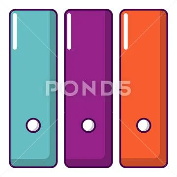 Office folder icon, cartoon style Illustration #102429468
