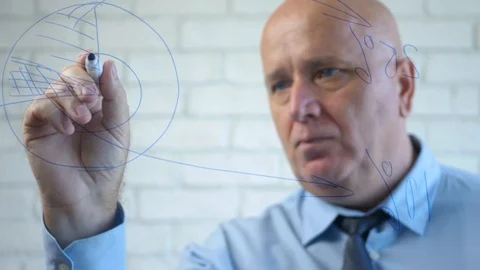 Office Manager Thinking in Front of a Gl... | Stock Video | Pond5