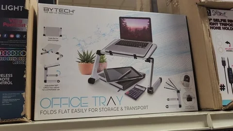 Office Tray Folds Flat Storage Transport... | Stock Video | Pond5