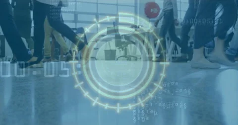 Office workers stepping unison on terraz... | Stock Video | Pond5