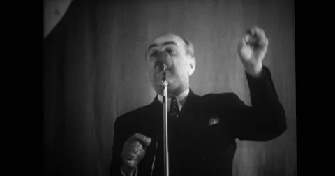 Officer Mehmet Recep Peker giving speech... | Stock Video | Pond5