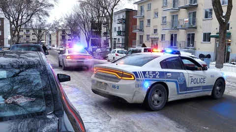 Officer smoking cigarettes in his police... | Stock Video | Pond5