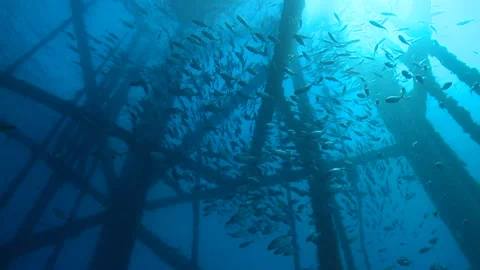 Offshore Oil Rig Stock Footage ~ Royalty Free Stock Videos | Pond5