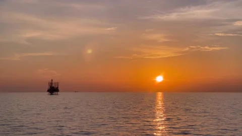 Onshore Jack Up Rigs Stock Footage ~ Royalty Free Stock Videos | Pond5