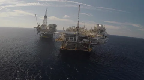 Offshore Oil Rig Stock Footage ~ Royalty Free Stock Videos | Pond5