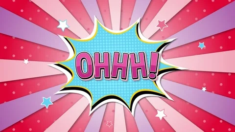 Ohhh! Surprising Retro Comic Animation | Stock Video | Pond5