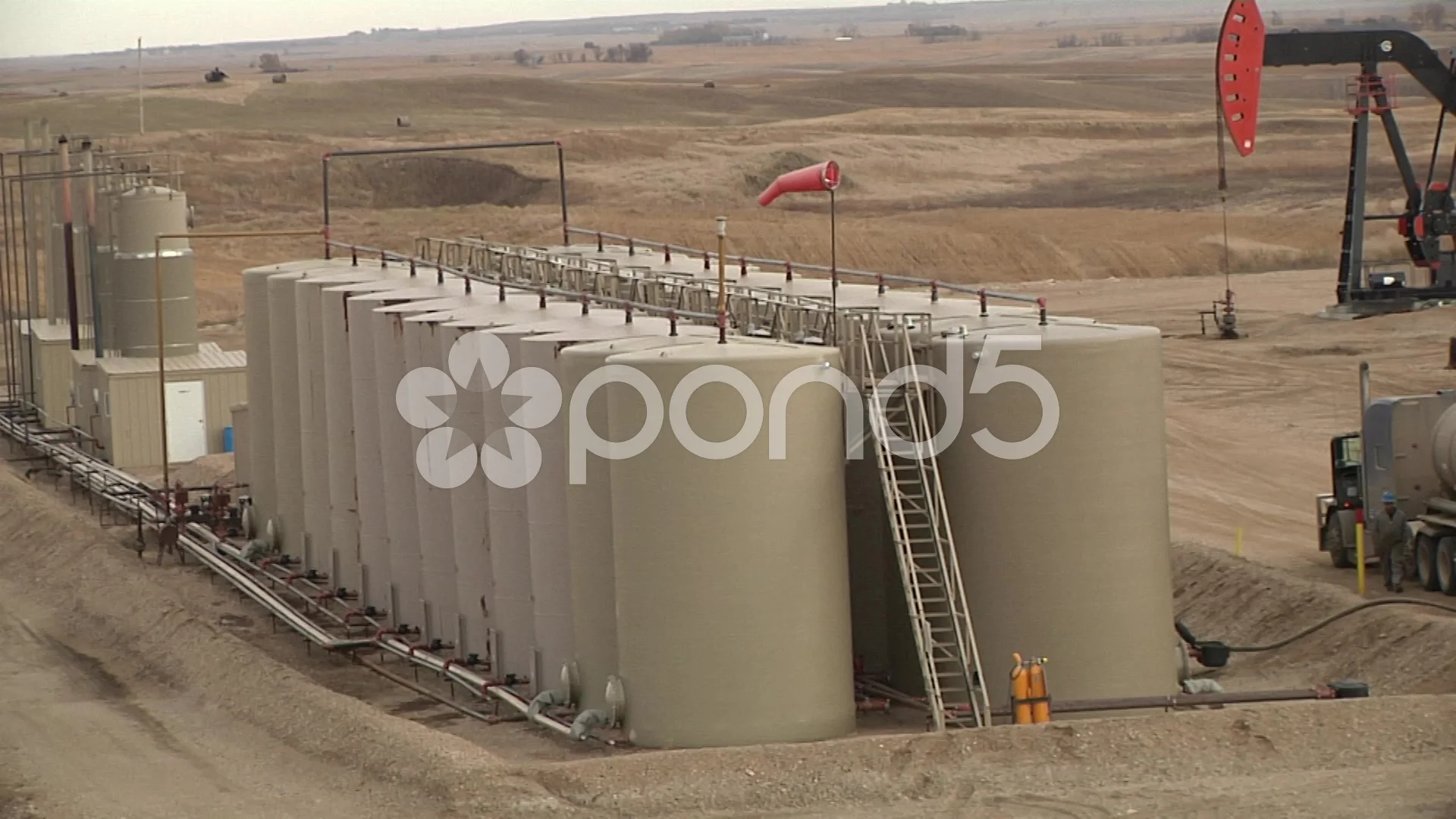 Oil Well Tank Battery
