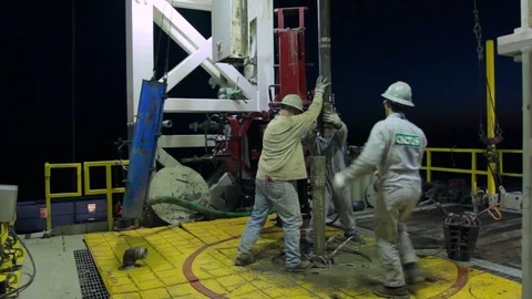 Oil Rig Crew Stock Video Footage | Royalty Free Oil Rig Crew Videos | Pond5