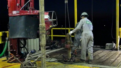 Oil Rig Crew Stock Video Footage | Royalty Free Oil Rig Crew Videos | Pond5