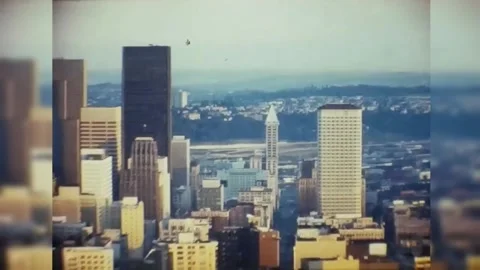 1970S Seattle Skyline Stock Video Footage | Royalty Free 1970S Seattle ...