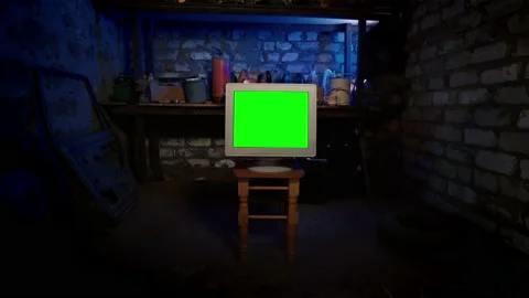 Retro Computer Screen Stock Video Footage | Royalty Free Retro Computer ...