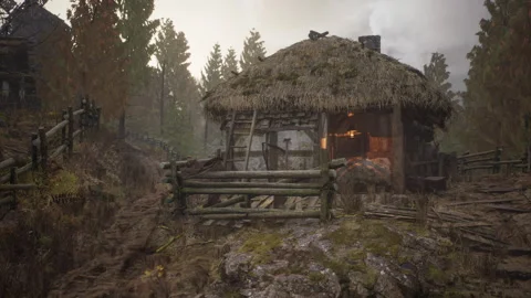 Old abandoned rural wooden house in russ... | Stock Video | Pond5