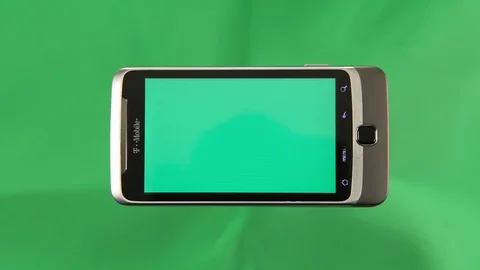 Old Android cell phone. Green screen B | Stock Video | Pond5