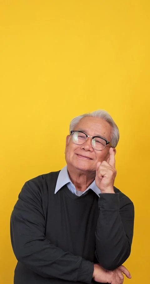 Old Man Thinking Stock Video Footage | Royalty Free Old Man Thinking ...