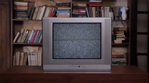 Old books background retro television se... | Stock Video | Pond5