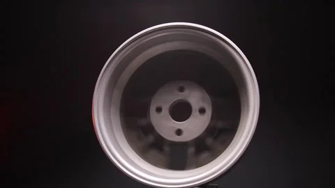 old car wheels titanium rims retro alloy... | Stock Video | Pond5