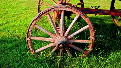 Carriage Wheel Stock Footage ~ Royalty Free Stock Videos | Pond5