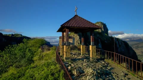 Old Christian temple of the 10th century... | Stock Video | Pond5