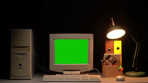 Old Computer Green Screen Stock Videos – Royalty-Free HD & 4K Videos ...