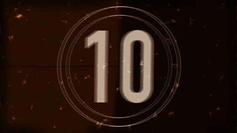 Countdown Old Retro Stock Video Footage | Royalty Free Countdown Old ...