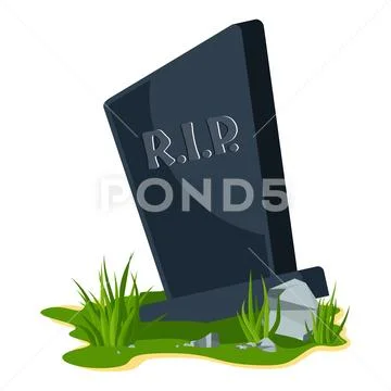 Old decrepit grave in a cemetery: Royalty Free #117031786