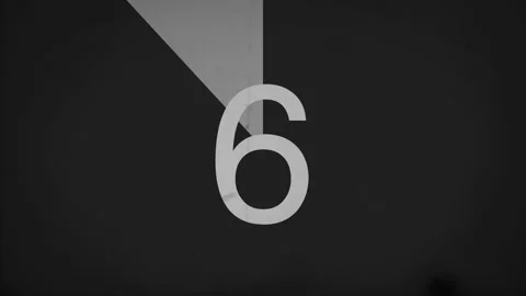 Old Film Reel Countdown Stock Video Footage | Royalty Free Old Film Reel Countdown Videos | Pond5