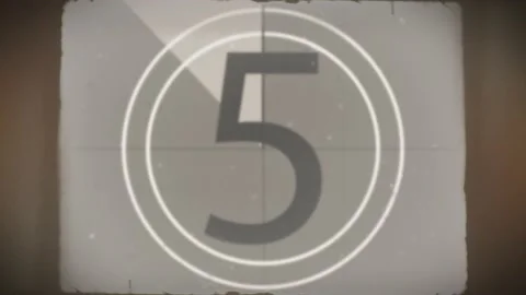 Countdown Time Movie Stock Video Footage | Royalty Free Countdown Time Movie Videos | Pond5
