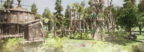 Old historical medieval pirate village s... | Stock Video | Pond5
