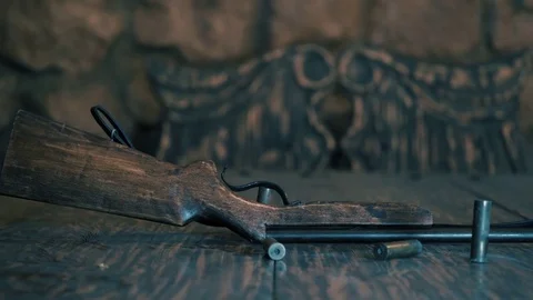 Old Rifle Stock Footage ~ Royalty Free Stock Videos | Pond5