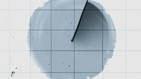 An old looped radar with a grid and film... | Stock Video | Pond5