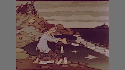 Cartoon Man Fishing Stock Videos – Royalty-Free HD & 4K Videos
