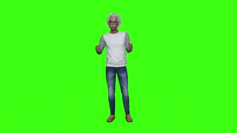 Old Man Talking Green Screen Stock Video Footage | Royalty Free Old Man ...