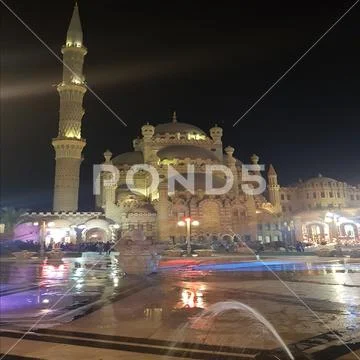 Old Market Mosque in Sharm El Sheikh. Al Sahaba Mosque. Egypt ~ Hi Res ...