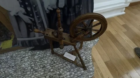 Old merchant yarn machine, 1700-1800, mu... | Stock Video | Pond5