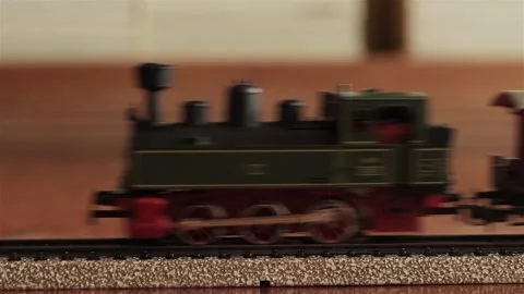 Old Model Steam Locomotive Train with Pa... | Stock Video | Pond5