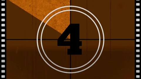 Old Film Reel Countdown Stock Video Footage | Royalty Free Old Film ...