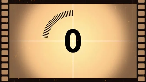 Old Movie Countdown Stock Video Footage | Royalty Free Old Movie ...