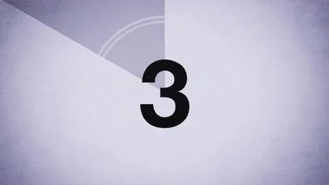 Old movie opening. Countdown video mater... | Stock Video | Pond5