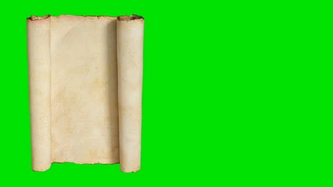 Old paper scroll or parchment animation.... | Stock Video | Pond5