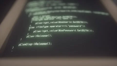 Old Computer Screen Stock Footage ~ Royalty Free Stock Videos | Pond5