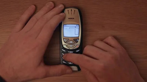 Old Phone Game, Snake II | Stock Video | Pond5